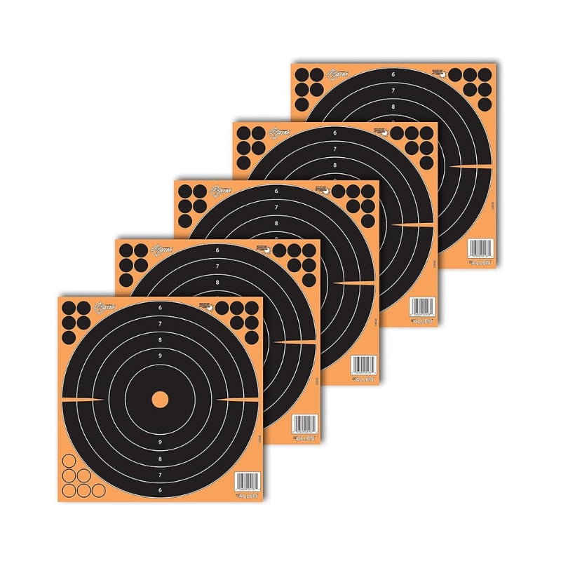 EZ Aim 12x12 Bullseye Target (5 Pack) – BAIT SHOP PRO